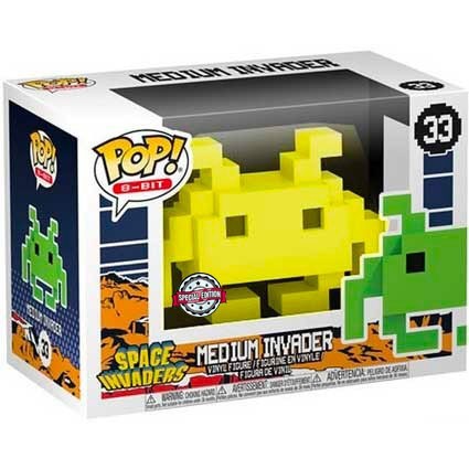 Toys Funko Pop Space Invaders Medium Invader Yellow 8-Bit Limited E...