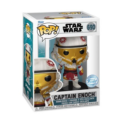 Figurine Funko Pop Star Wars Ahsoka Captain Enoch Edition Limitée b...